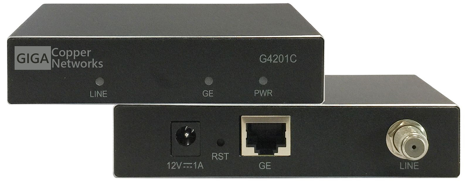 Fiber optic forwarding in a private house - GIGA Copper Networks